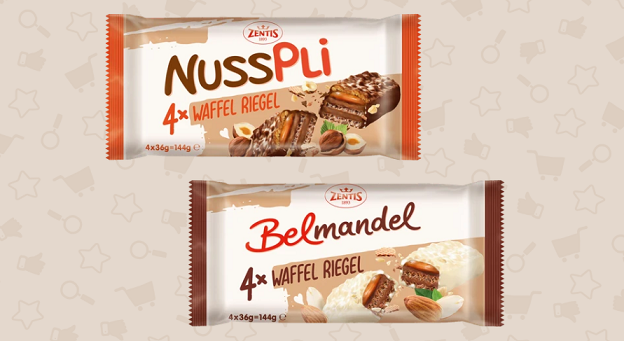 Zentis Nusspli & Belmandel Waffel Riegel gratis testen & probieren ...